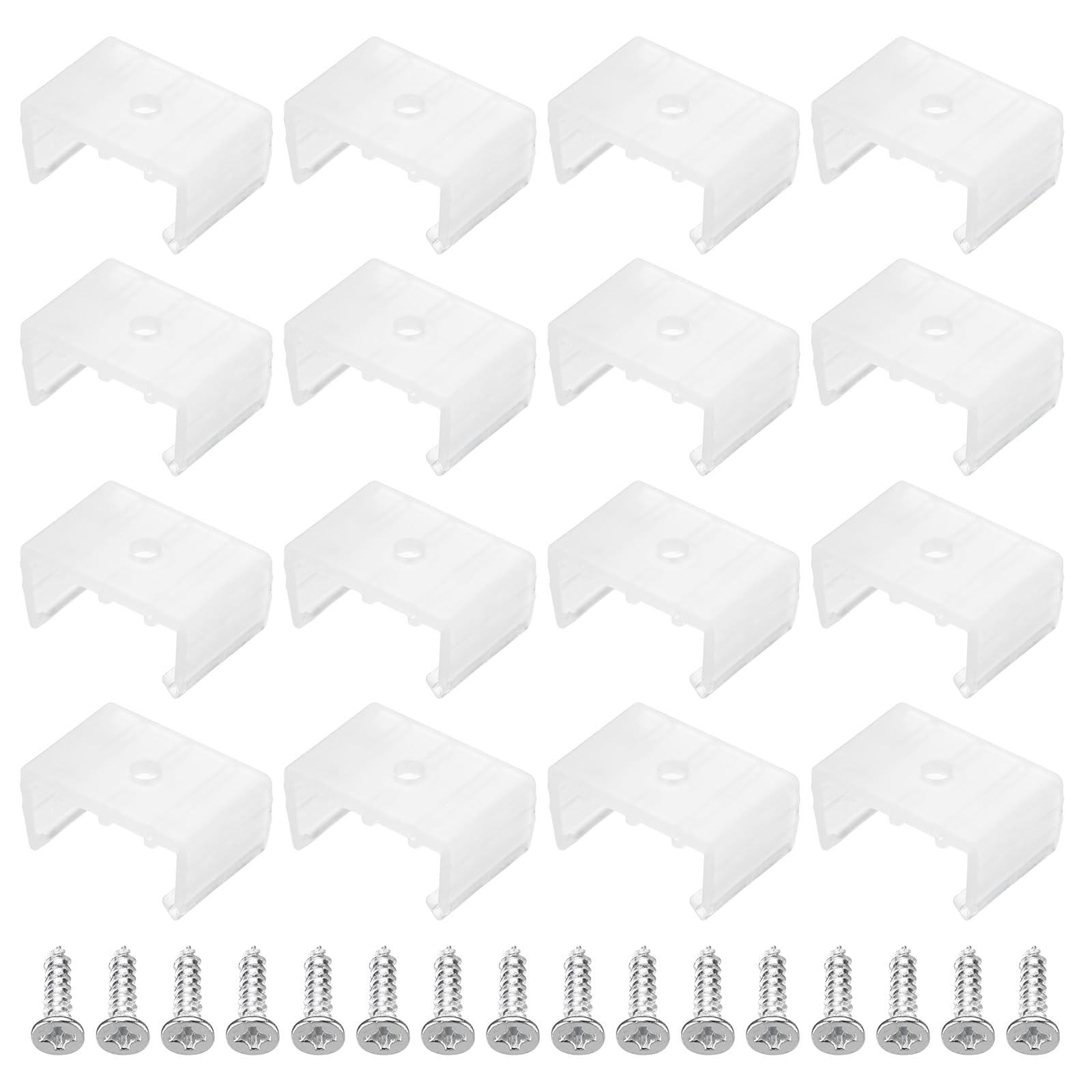 MECCANIXITY LED Neon Mounting Clips Holder Mounting Bracket Support ...