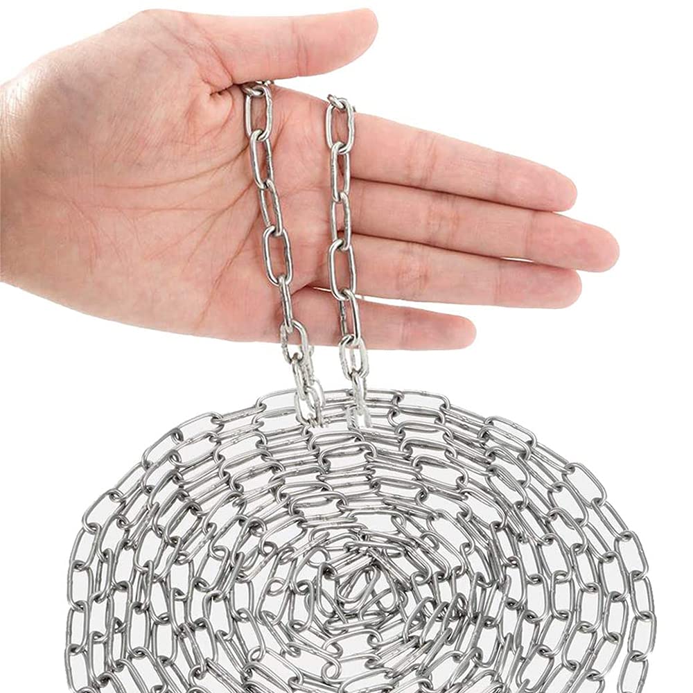 Mua 0.08 inch (2 mm) / 3 m Long Home Stainless Steel Chain Chain SUS304 ...