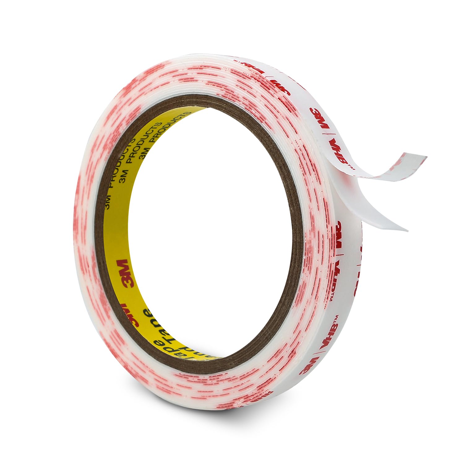 3M Double Sided Mounting Tape VHB 0.5''x15.4Ft 0.025in Thick White 4930 ...