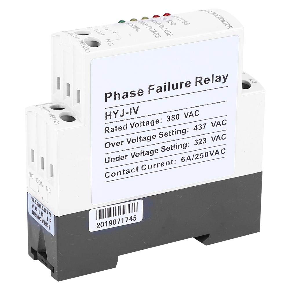 Phase Sequence Protector 3 Phase Power Supply Monitoring Relay - 220VAC ...