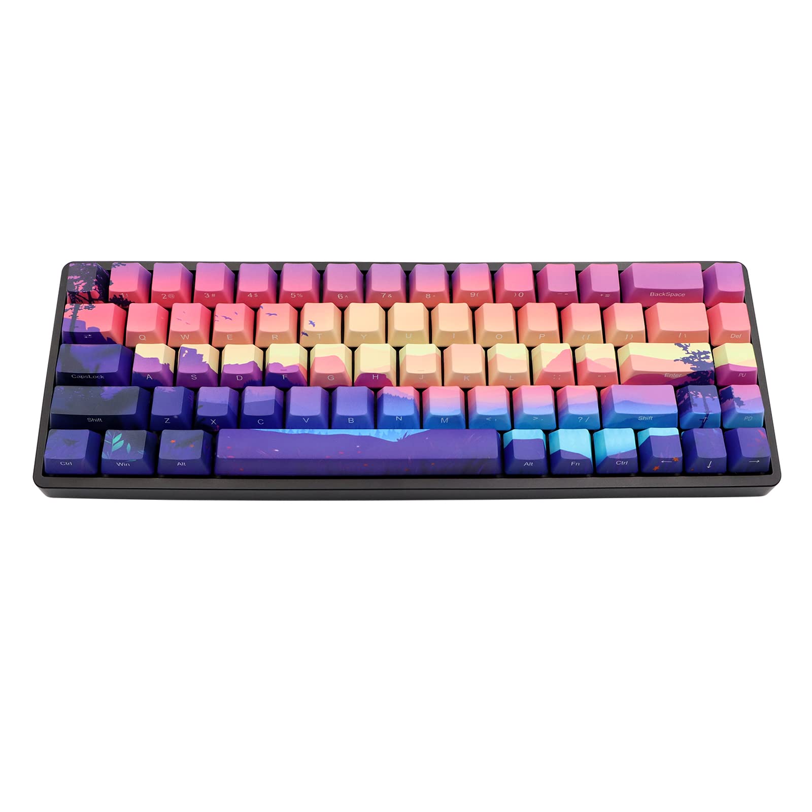 Mua JSJT Keycaps 65 Percent-Custom Keycaps Side Print Keycap Set 68 ...