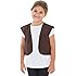 Amazon.com: Kids Unisex Brown Victorian Waistcoat Vest, M/L: Clothing