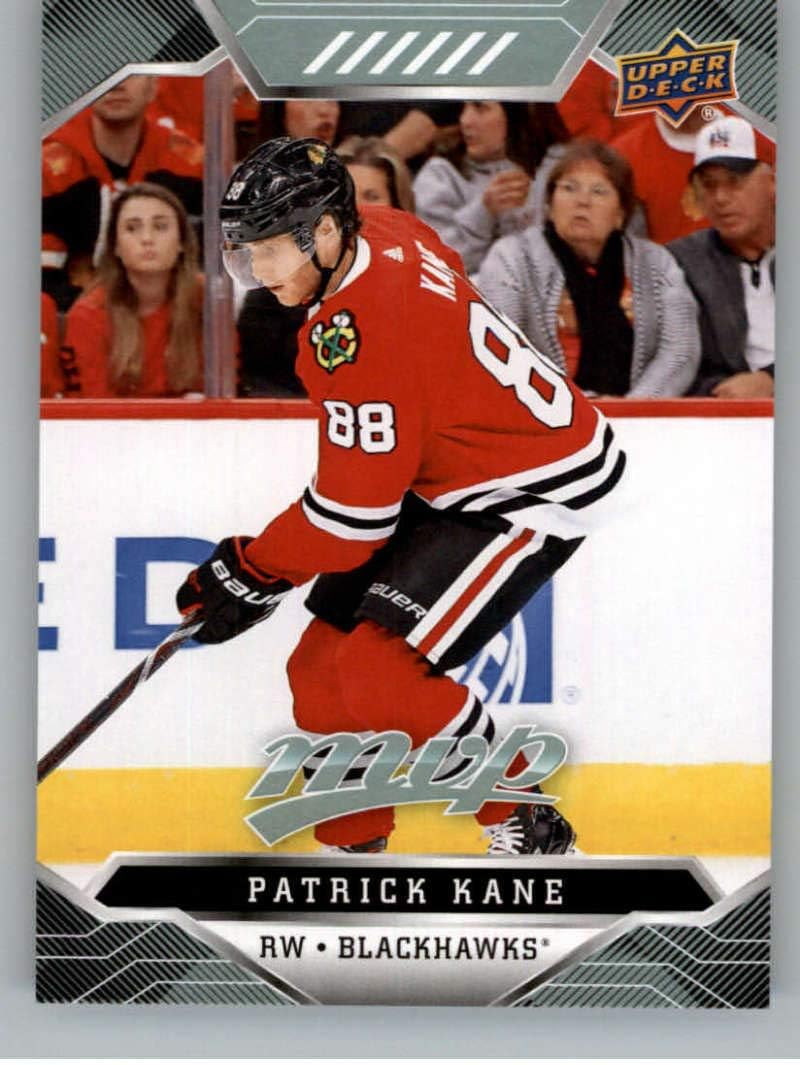 Patrick Kane Hockey Card 2018-19 Upper Deck MVP Silver Script #130 ...