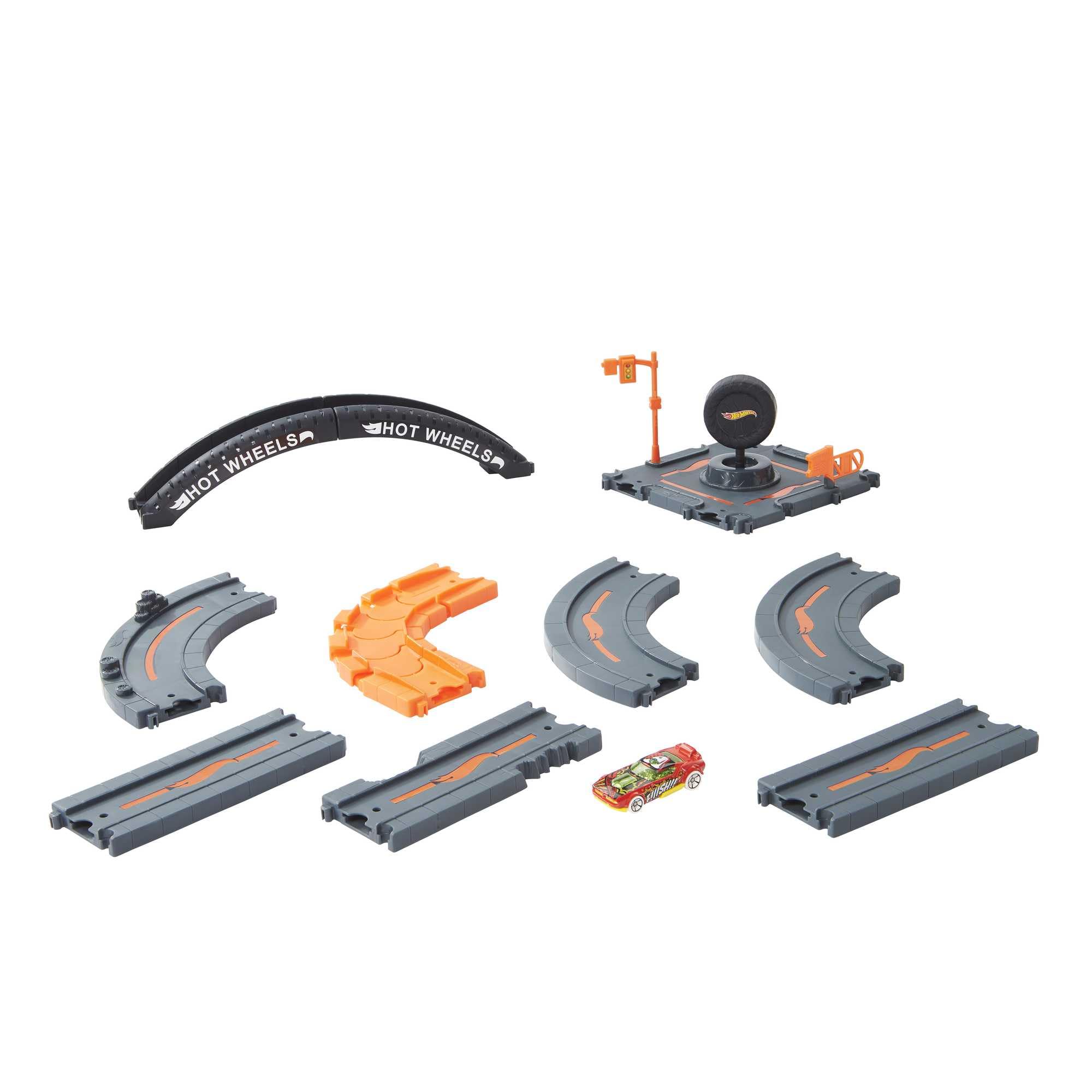 Mua Hot Wheels City Track Pack, 10 Piece Set Includes Track Base ...