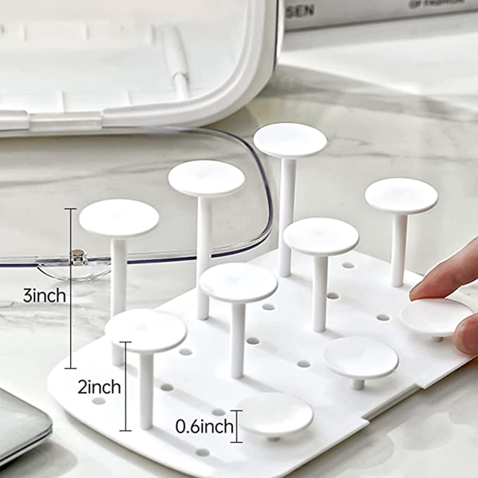 Mua Display case for Figures with Light Adjustable Display Stand Clear ...