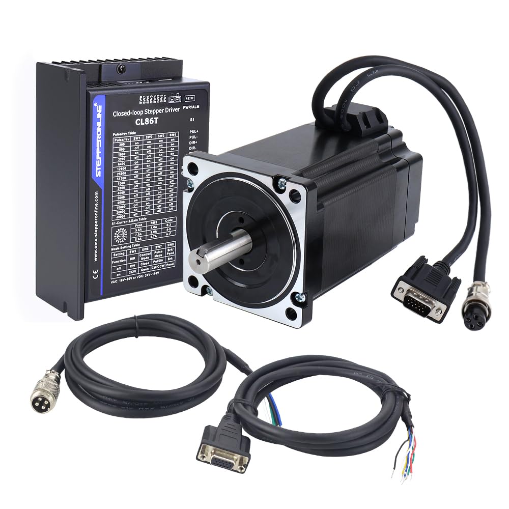 Mua STEPPERONLINE Closed Loop Stepper Motor 1 Axis CNC KIT 9.0Nm(1274.5oz.in) Nema 34 Closed ...