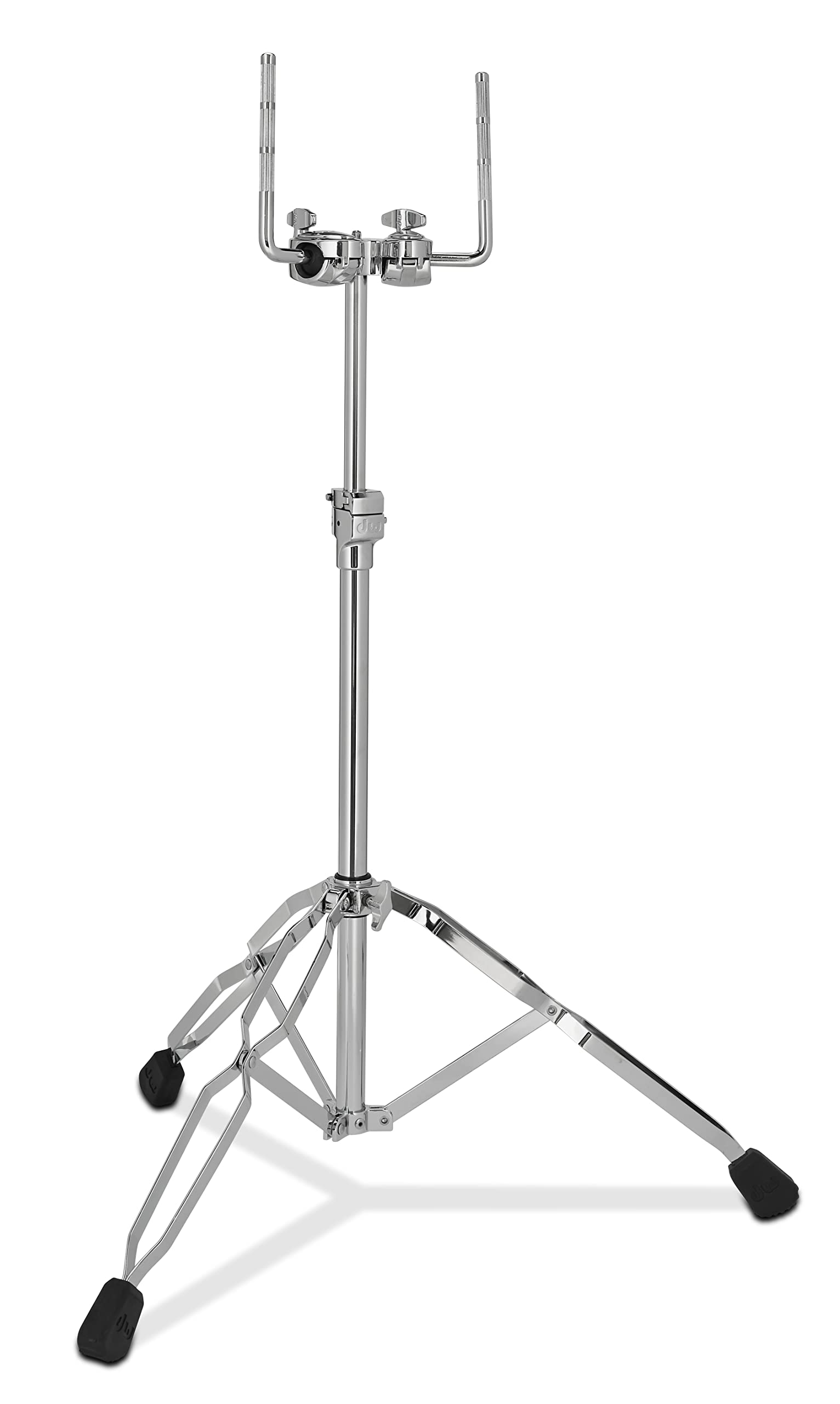 DW 3000 Series Double Tom Stand, Medium-Weight, Chrome for sale | Las ...