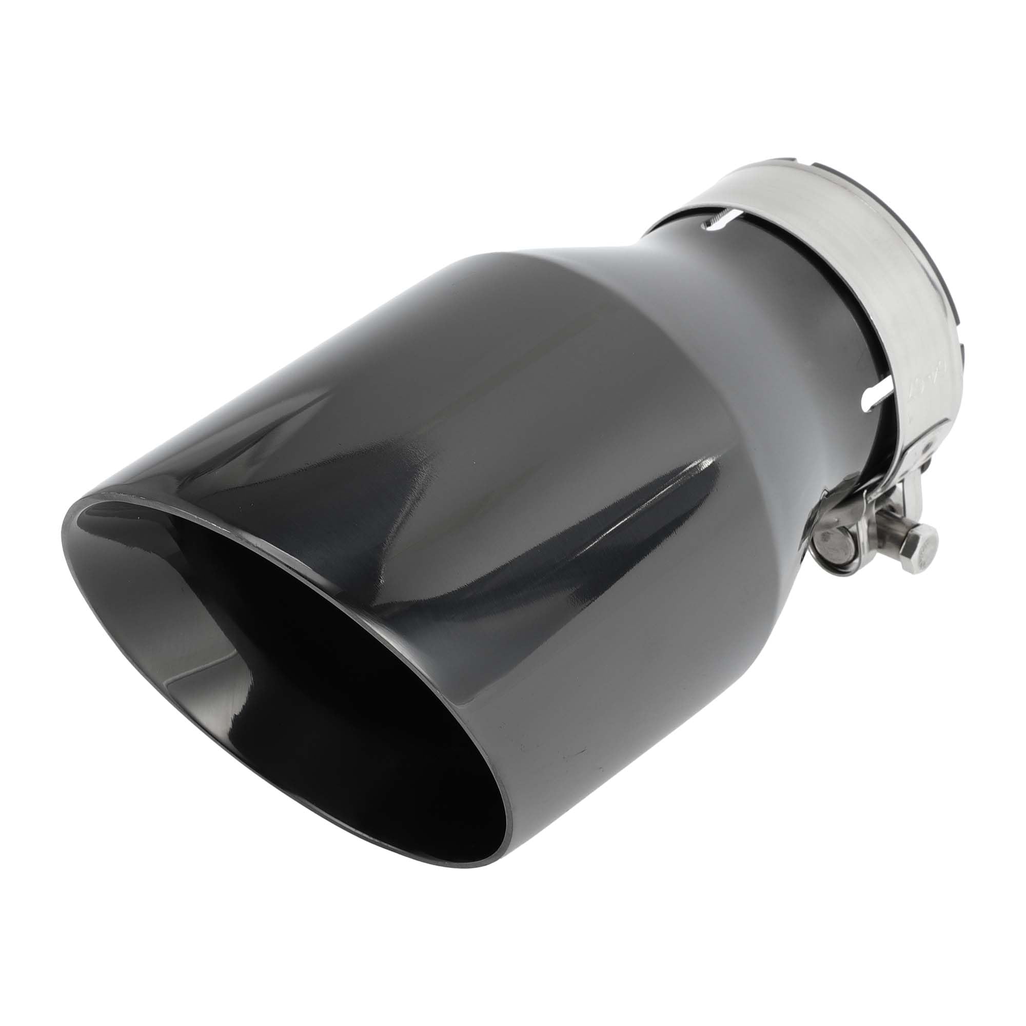 Hihaha Slant Exhaust Tip Clamp Rear Tailpipe Car Clamp on Stainless ...