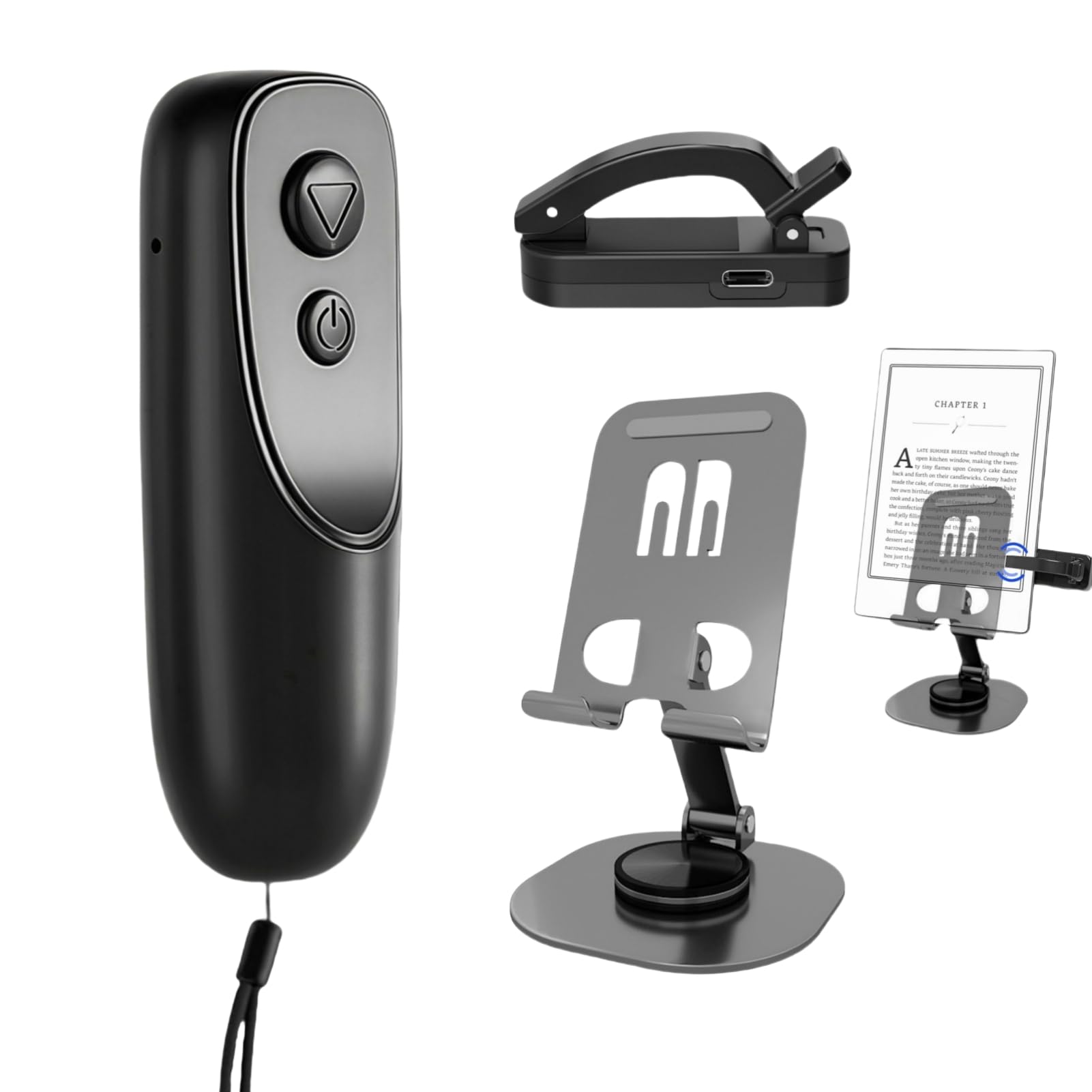 Eoho Kindle Remote Page Turner and Stand for Kindle Paperwhite ...