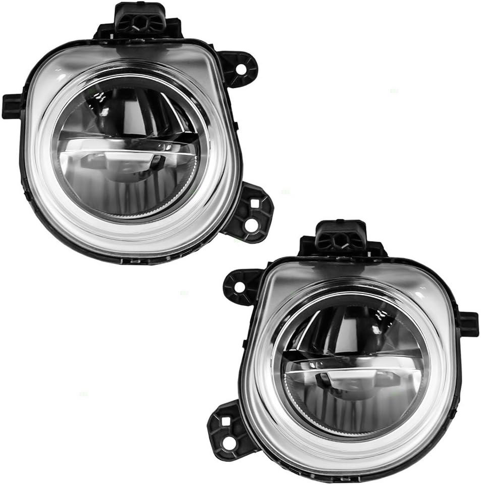 Driver and Passenger LED Fog Lights Lamps Replacement for BMW SUV ...