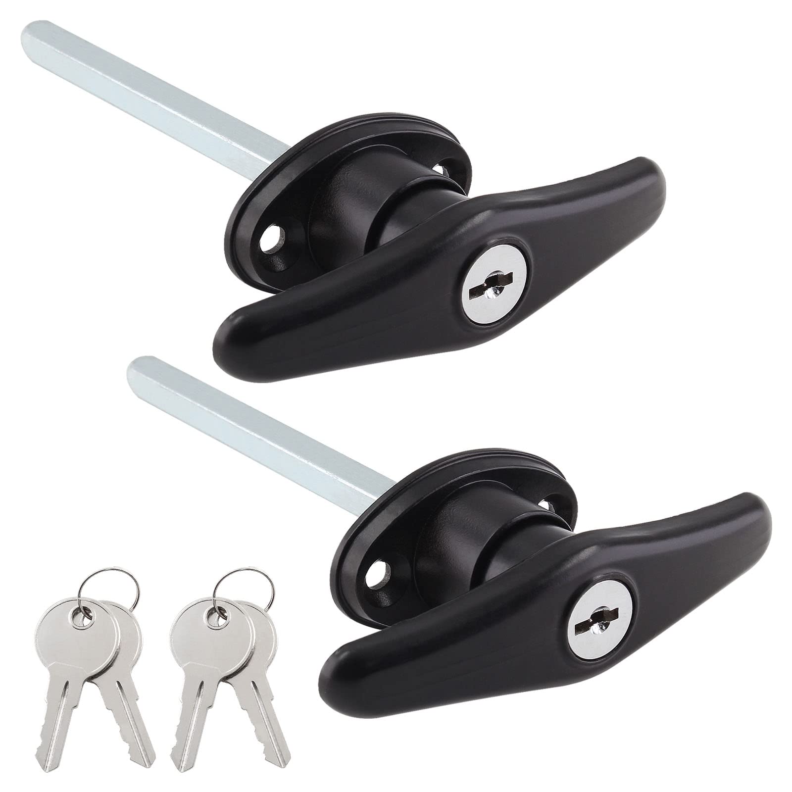 Qjaiune Truck Cap Locking T-Handles 2 Pack Camper Topper Lock, Camper ...