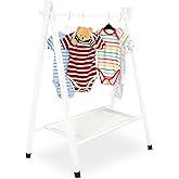 Amazon.com: Queekay Kids Clothing Rack Kids Garment Rack for Baby ...