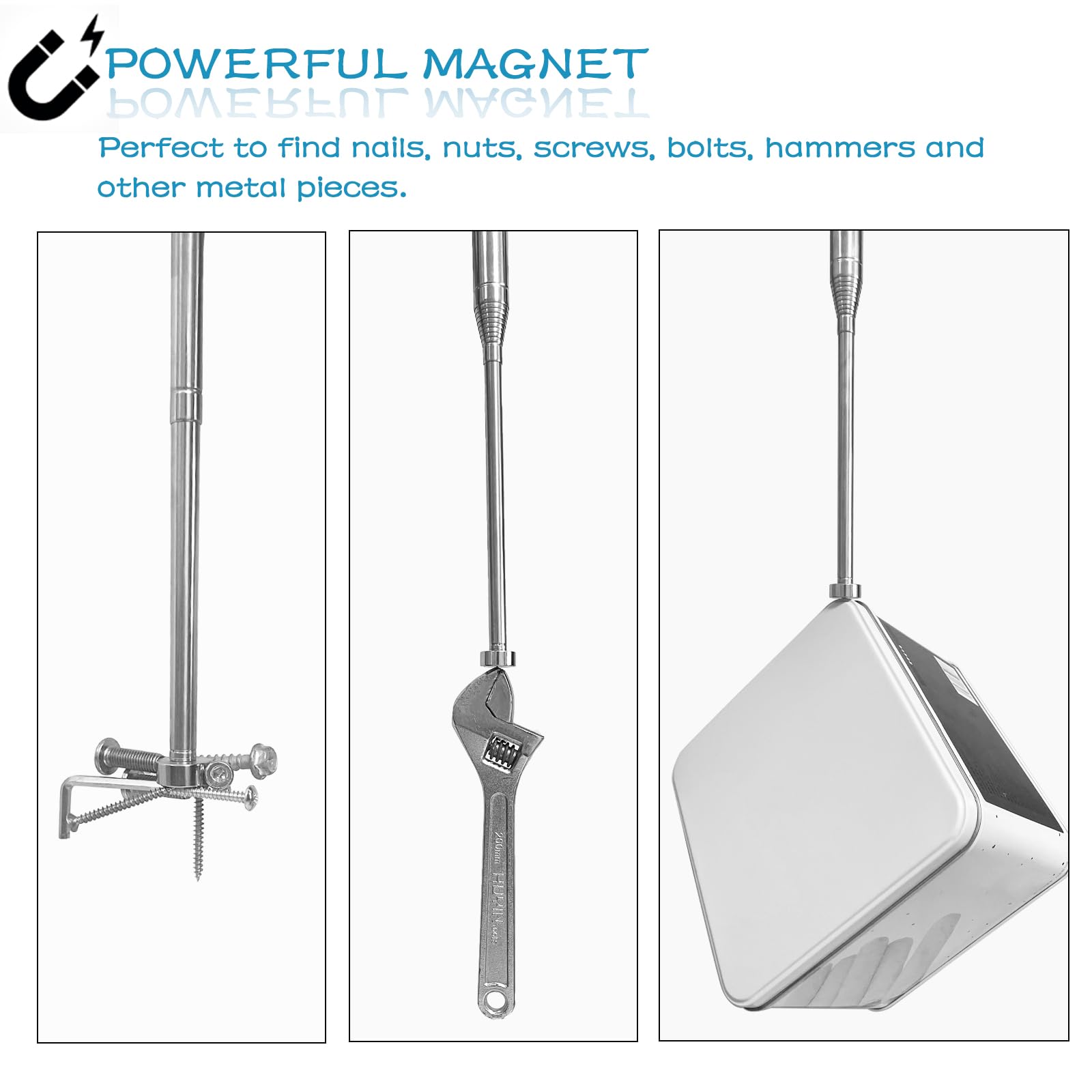 Mua AHRYLXY 10 FT Telescoping Pickup Tool Magnetic Pole with Hook ...