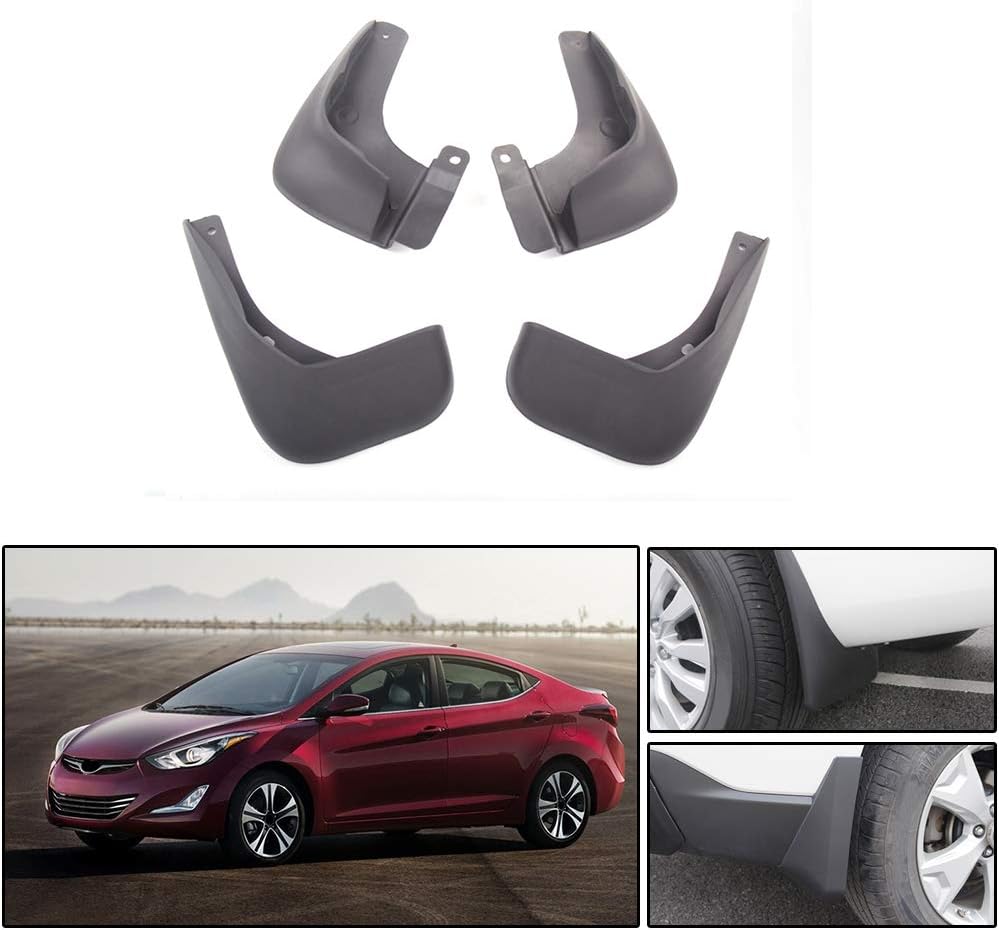 Maite Car Front and Rear Mud Flaps Splash Guards Fender Mudguard for ...