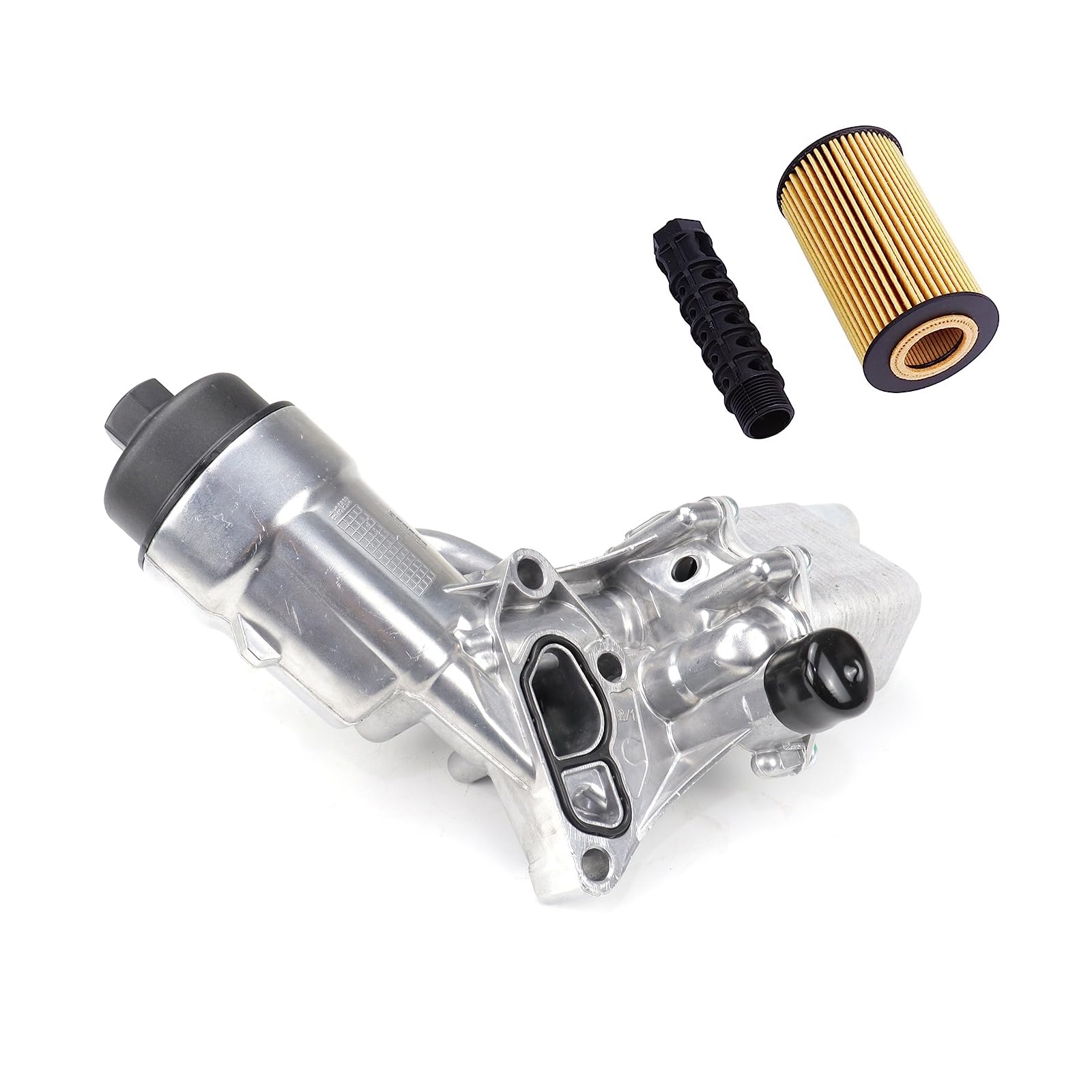 Engine Oil Cooler Filter Housing Assembly Compatible with Buick Encore ...