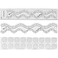 1/4’’ Thick No Slip Quilting Rulers,Clear Acrylic Quilting Rulers and ...