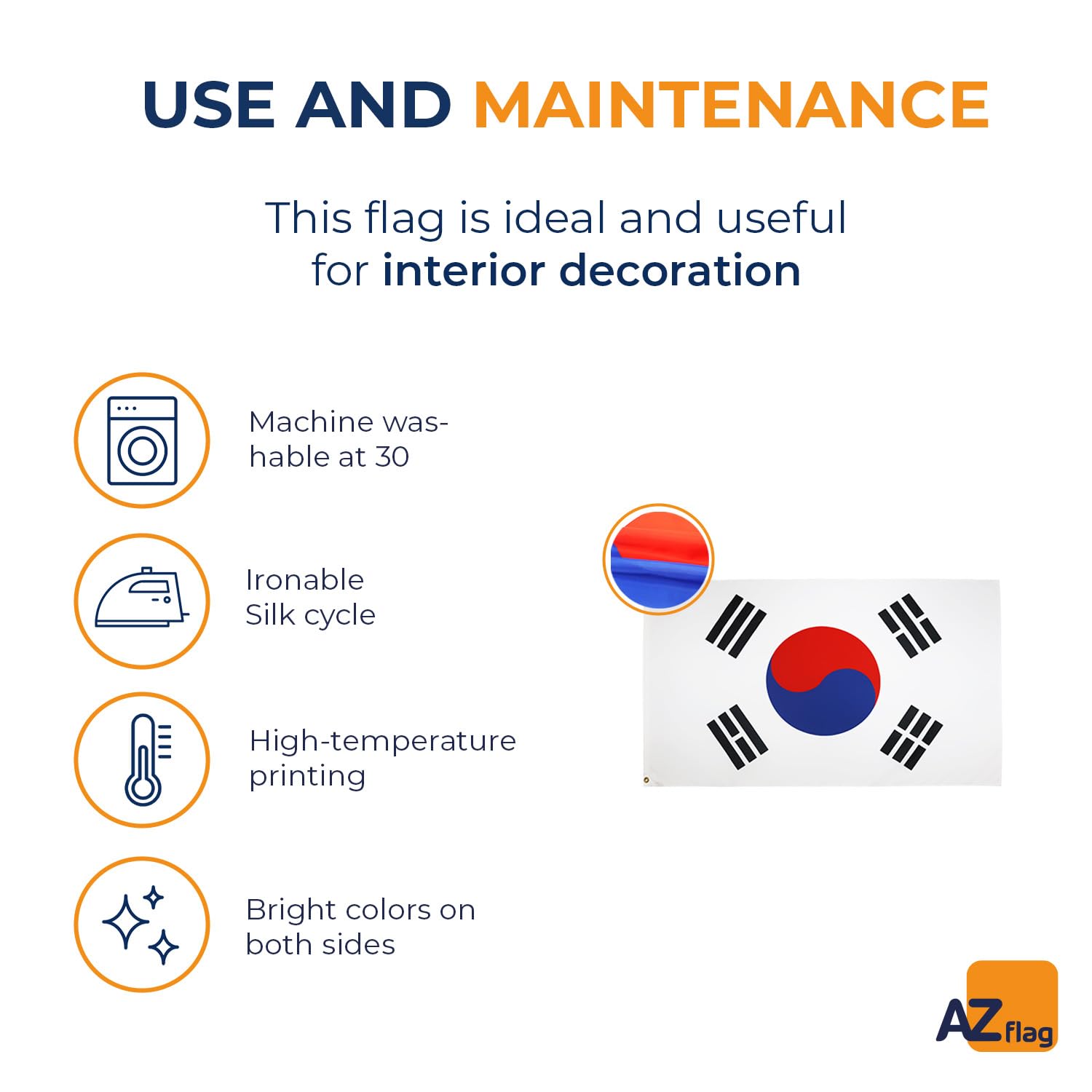 AZ FLAG - South Korea Flag - 2x3 Ft - Light Polyester South Korean ...