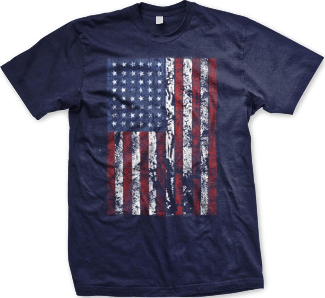 Amazon.com: American Flag Mens T-shirt, United States Oversized ...