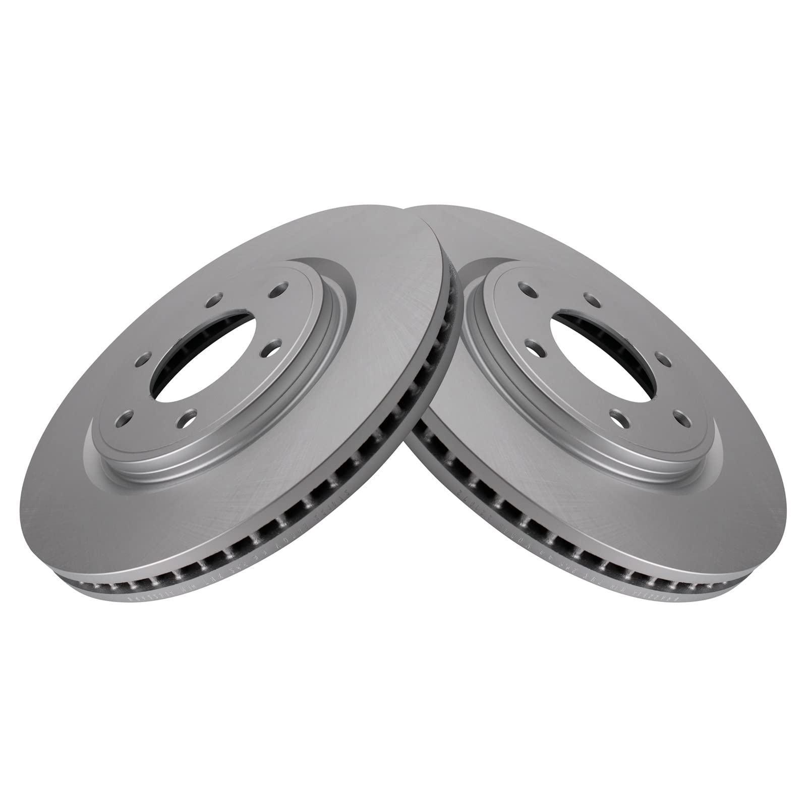 TRQ Front Brake Rotors Set Vented Premium G-Coated Compatible with 2007 ...