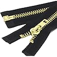 Amazon.com: YaHoGa #10 28 Inch Brass Separating Jacket Zipper Metal ...
