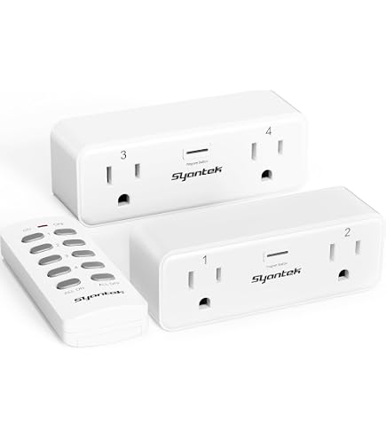 Power Strip With Remote On Off Button Seco Larm Enforcer CBA Wireless