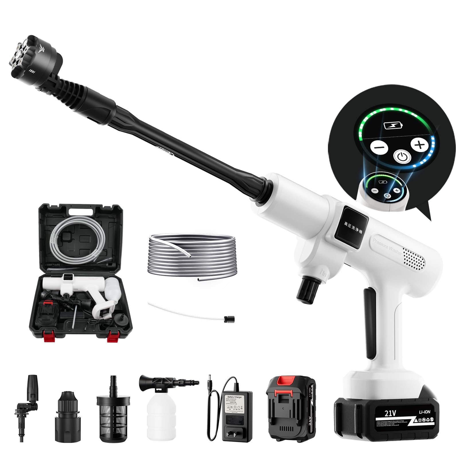 Mua (2024 New Enhanced Version) High Pressure Washer, Cordless ...