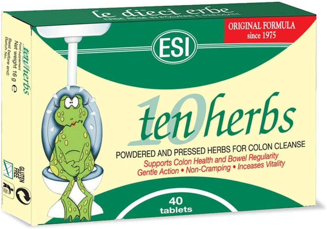 ESI Ten Herbs Digestive Colon Cleanse, 40 Tablets – BigaMart