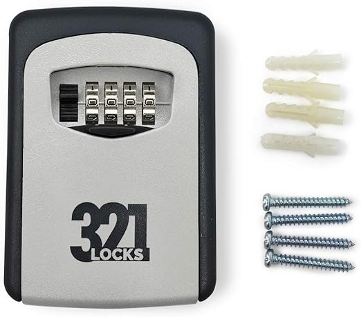 Outdoor Key Safes Wall Mounted LB-40 Safe Key Lock Box - 4 Pin ...