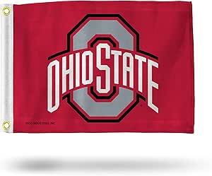 Amazon.com : Ohio State Buckeyes Flag - Boat Flag - Golf Cart Flag - 12 ...
