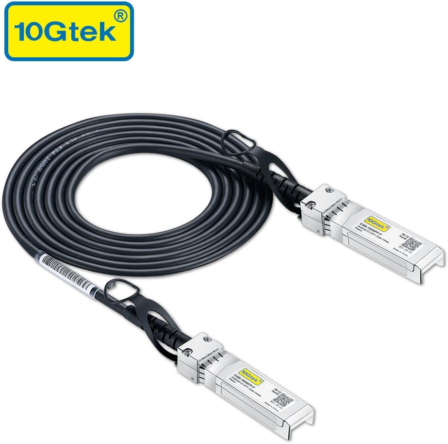 10Gtek 2-Meter 10GBASE-CU Direct Attach Copper Cable, Twinax Cable ...