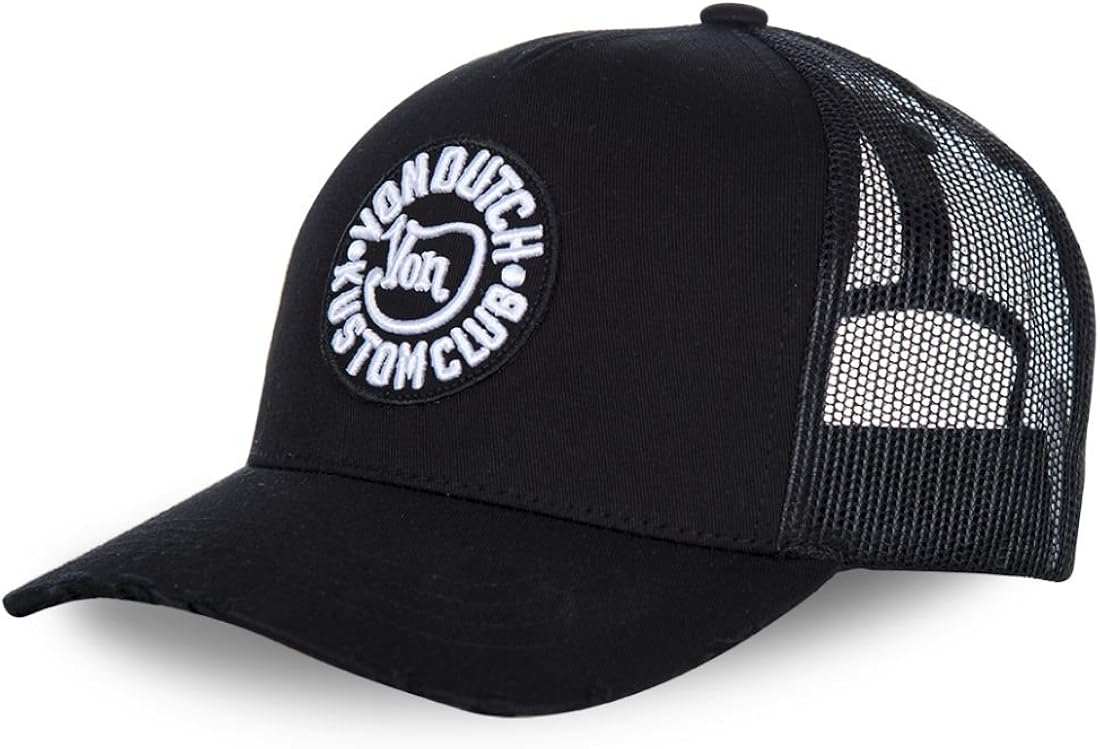 Von Dutch Baseball Cap Herren Kustom Club Schwarz: Amazon.de: Bekleidung
