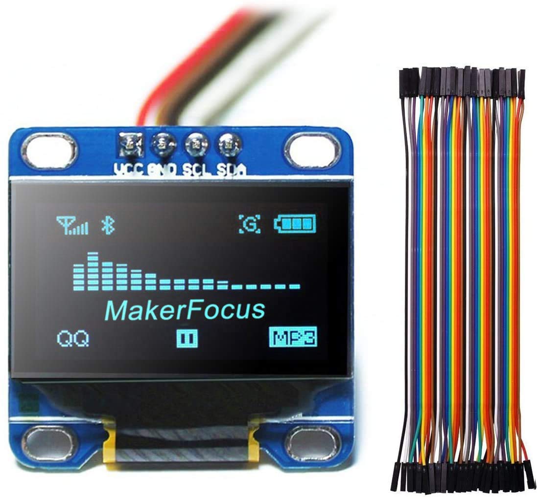 Mua MakerFocus I2C OLED Display 0.96 Inch IIC Serial LCD LED Module ...