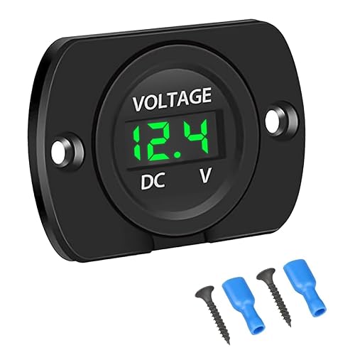 Linkstyle DC Volt Meter 12V, Battery Voltage Gauge 12V, Digital Voltage ...