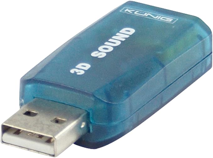 Konig USB 5.1 3D Virtual Sound Controller: Amazon.co.uk: Computers ...