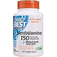 Amazon.com: Doctor's Best Benfotiamine 150 + Alpha-Lipoic Acid 300 with BenfoPure, Non-GMO ...