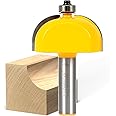 YONICO Cove Router Bits Edge Forming 3/4-Inch Radius 1/2-Inch Shank ...
