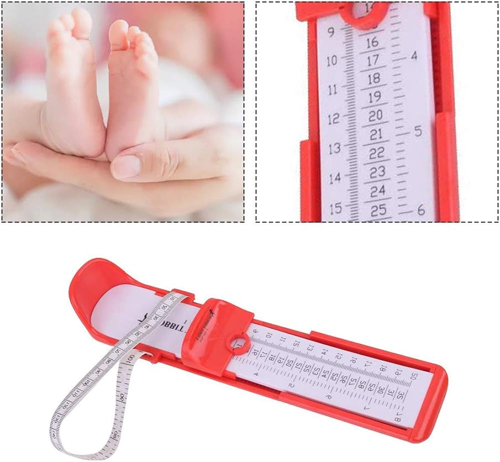 Cyleibe Kids Foot Measure, Children’s Shoe Size Measuring, Foot Gauge ...