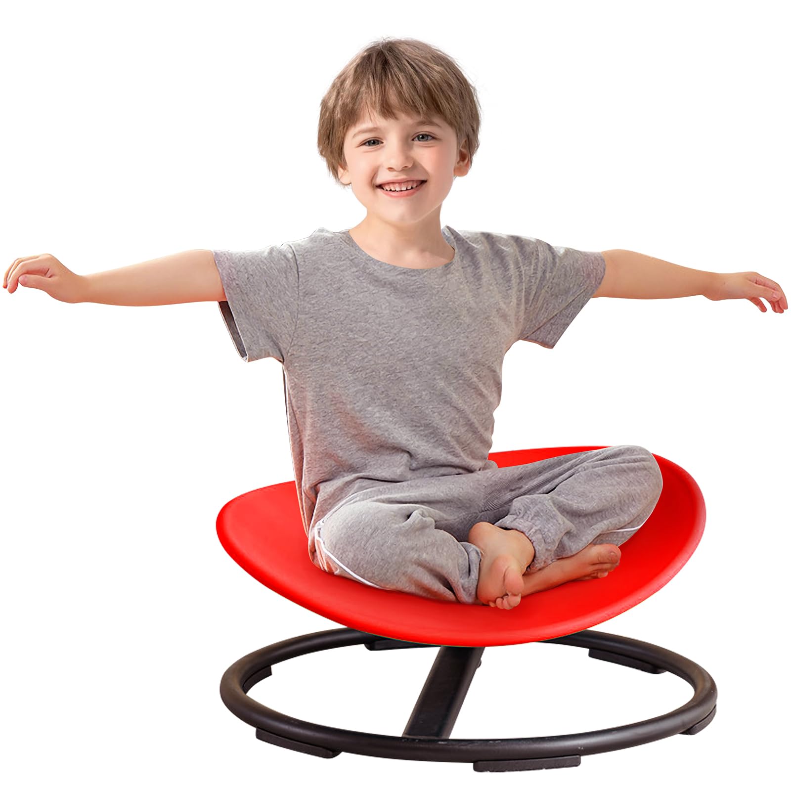 Kids Sensory Spinning Chair for Autism Ages 3+, Sit and Spin Swivel ...