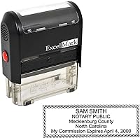 Amazon.com : Round Notary Stamp for State of North Carolina - Self ...