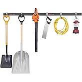 Amazon.com: Rubbermaid FastTrack Garage Storage Utility Hooks, 5 Piece, All in One Rail Hook Kit ...