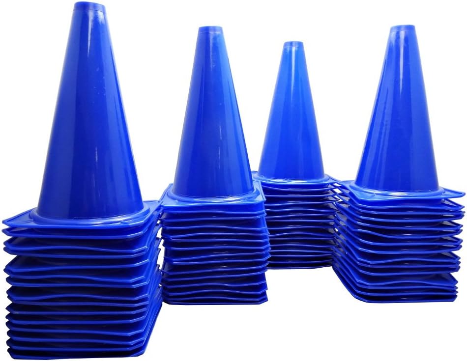 Blue Dot Trading Cones 60-Pack, 9-Inch, Blue: Amazon.ca: Sports & Outdoors