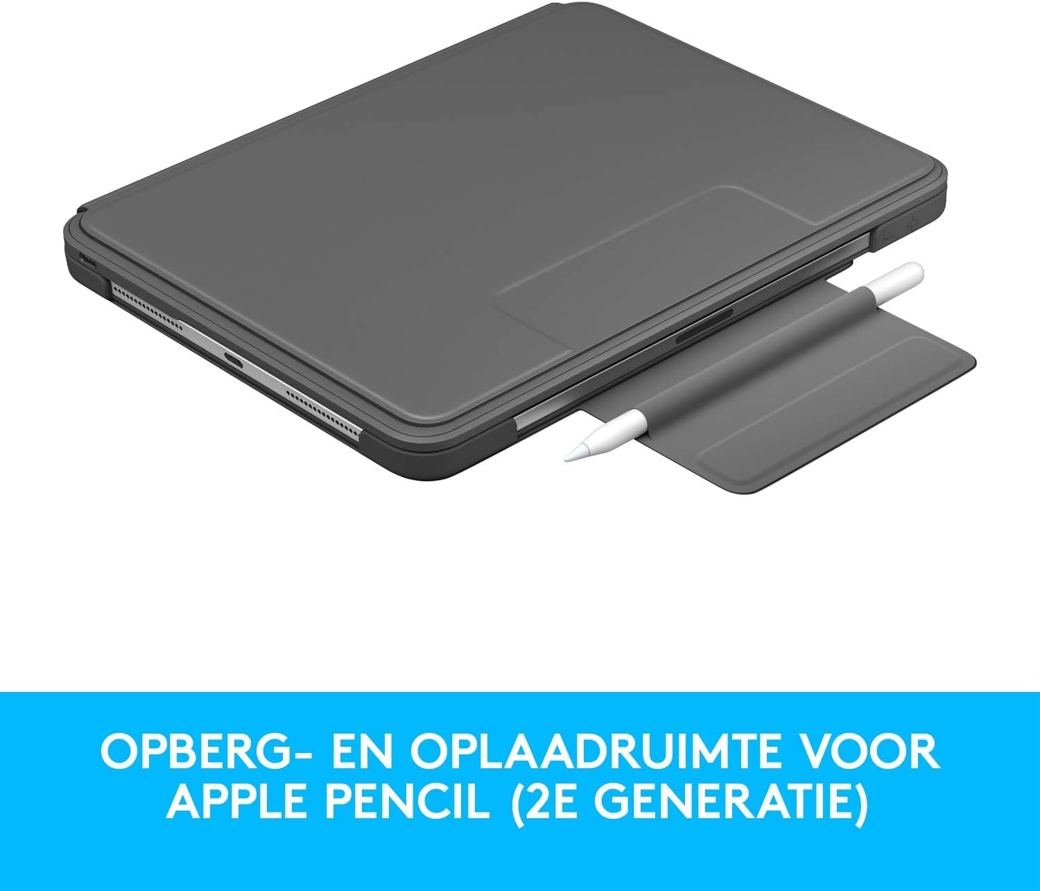 Logitech Slim Folio Pro for 11 inch iPad Pro (1st & 2nd Gen Models ...