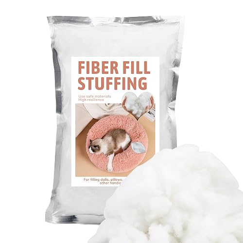 SOCNITC 150g/5.3oz Stuffing Fiber Fill, High Resilience Polyester Fiber ...