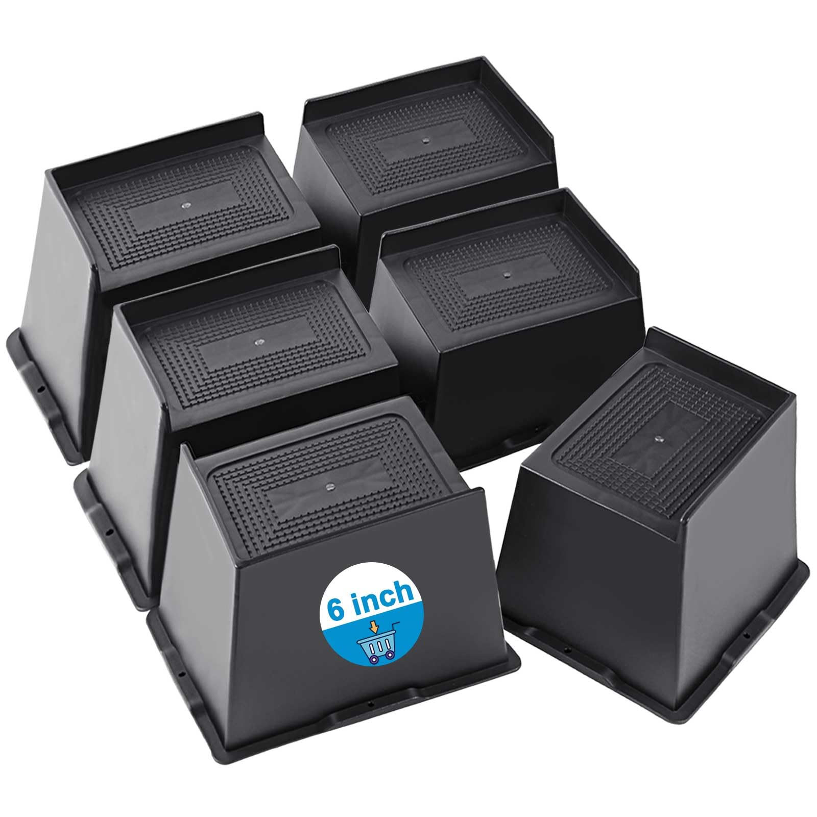 EGTTGIN Bed Risers 2 inch, 3 inch, 4 inch, 5 inch, 6 inch Heavy Duty ...