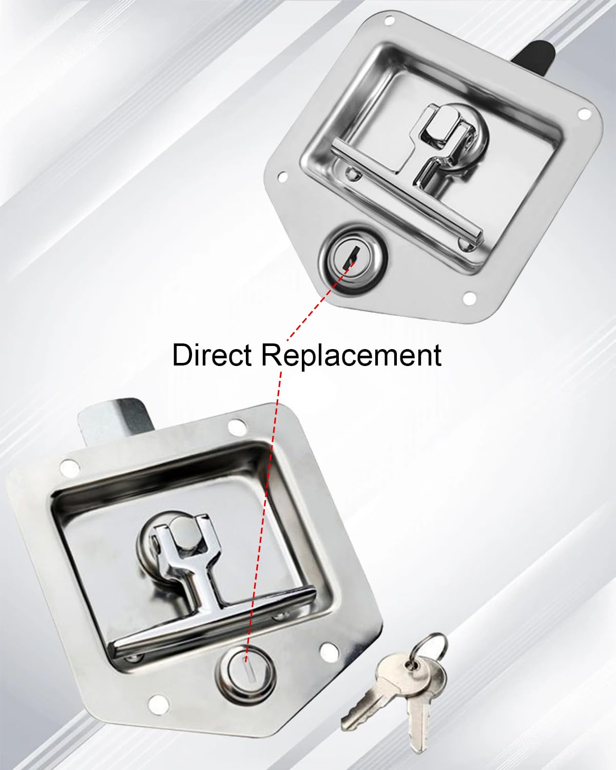 Tool Box Locks with Keys Fit for T-Handle Tool Boxes Lock Cylinder ...