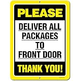 Amazon.com: STOP DO NOT LEAVE DELIVERIES HERE Sign unloading truck ...