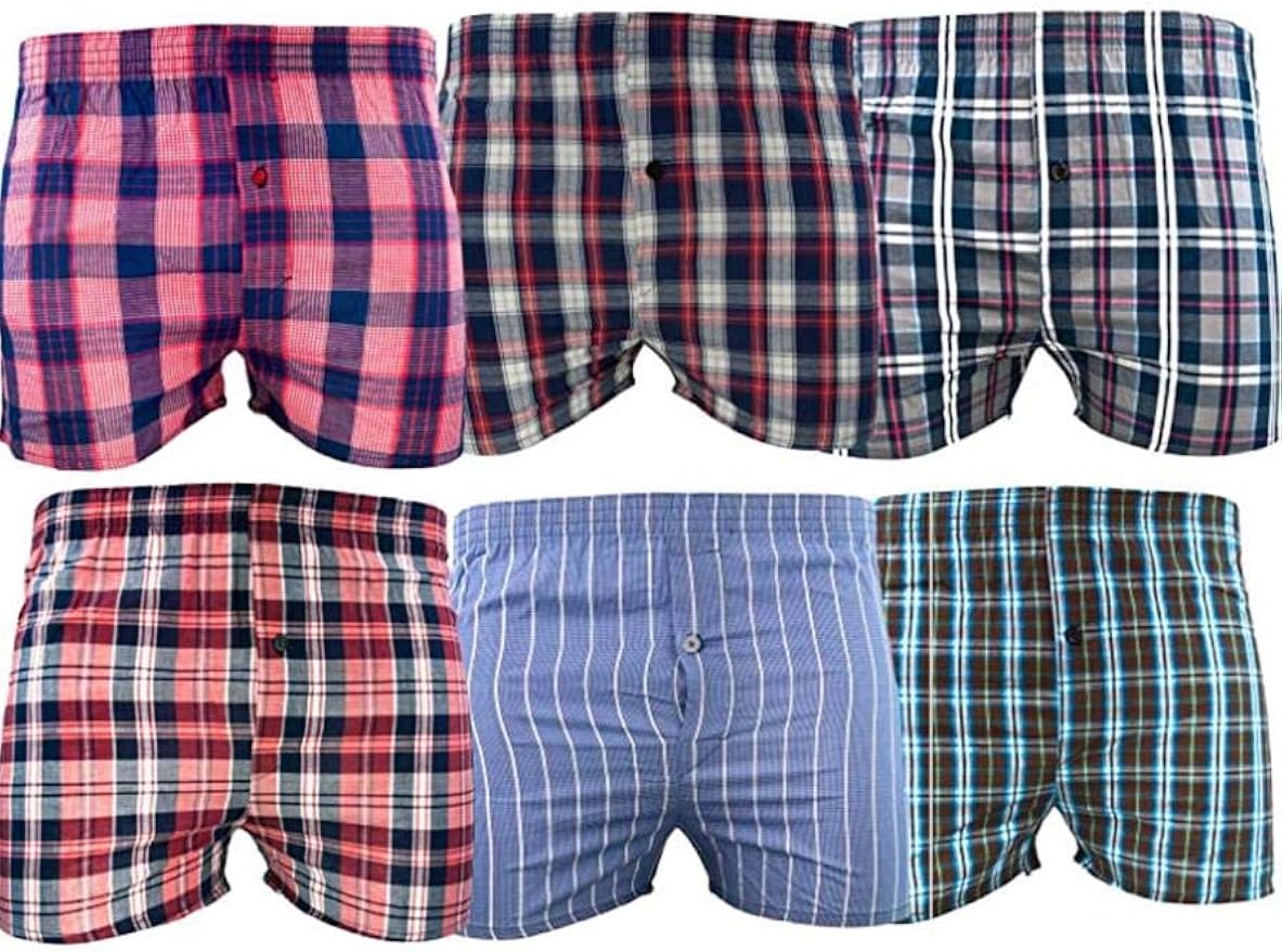 Knockers - Lote de 12 calzoncillos para hombre (algodón, ajuste suelto ...