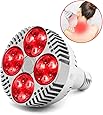 Amazon.com: 48W Red Light Therapy Bulb, 660nm and Near Infrared 850nm ...