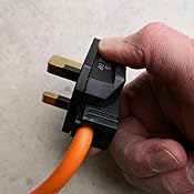 Masterplug Heavy Duty 13 Amp Rewireable Plug, 57.5 x 48 mm, Black ...