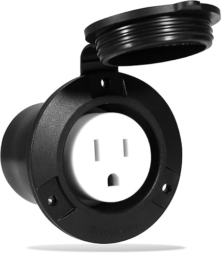 Recessed Power Inlet Male